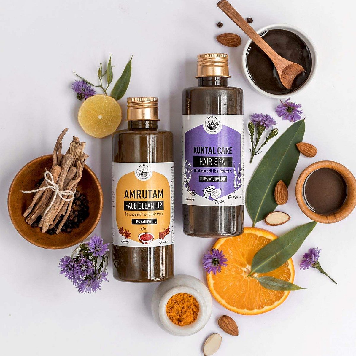 Amrutam Ayurvedic Options For Your Skin And Hair Woes