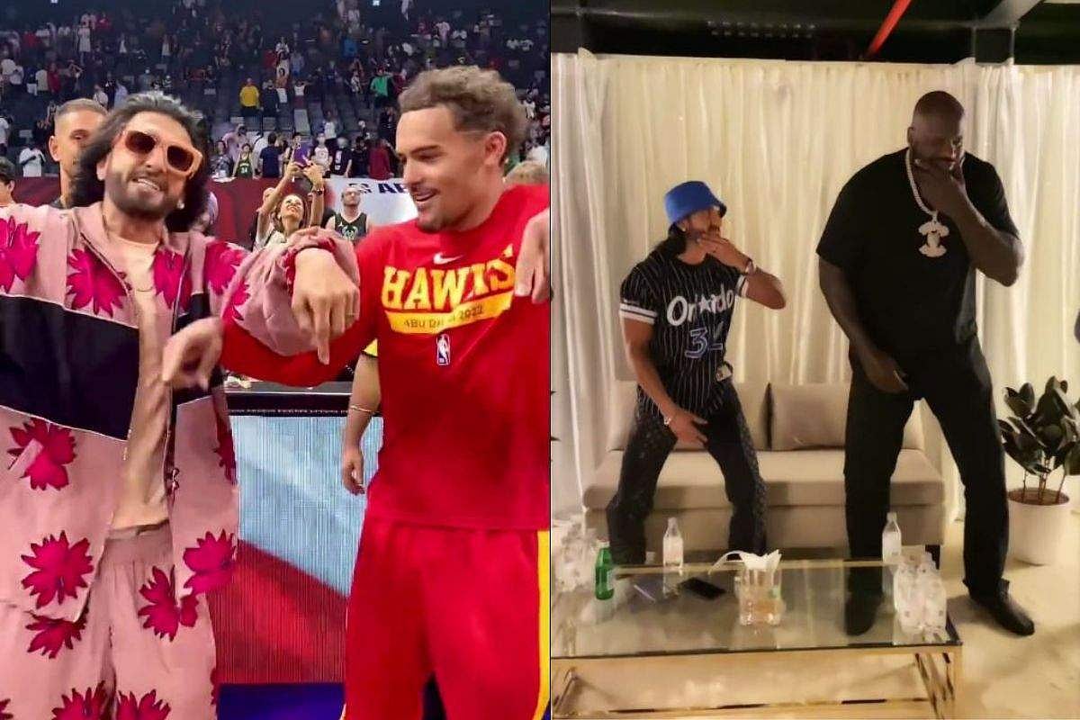 Ranveer Singh grooves to Bollywood beats with basketball players ...