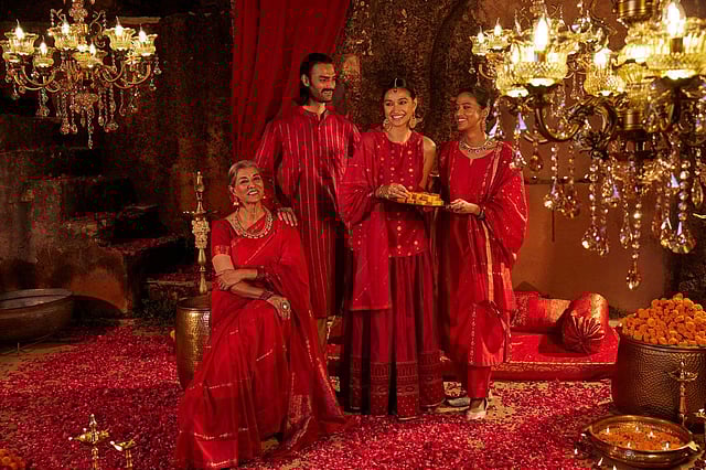 Fabindia has launched its own festive collection of saris and kurtas ...