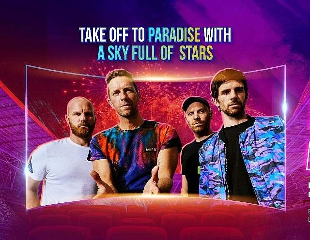 City multiplex to broadcast Coldplay live concert