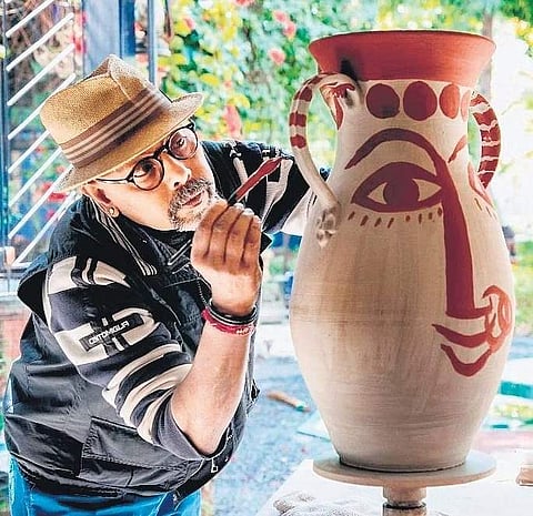 Artist Paresh Maity’s latest multi-city exhibition of clay art ...