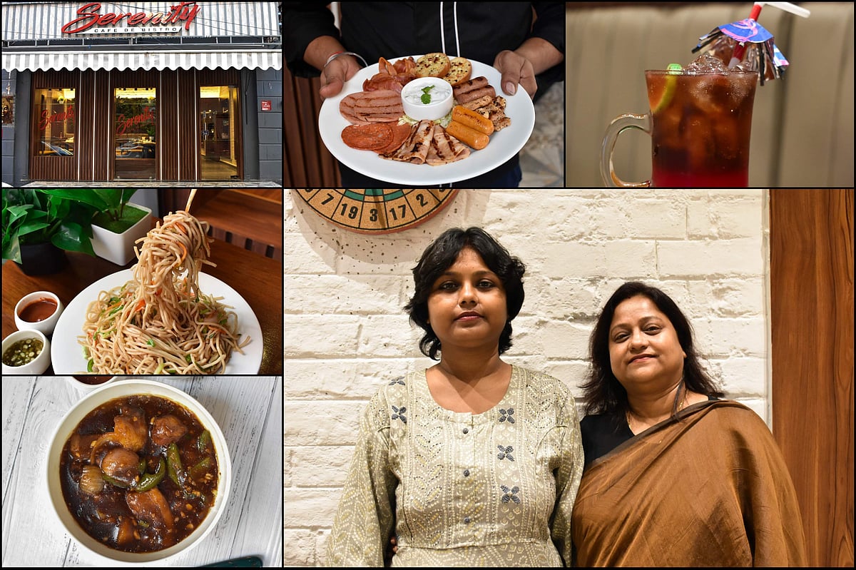 Sisters in Law Aparna Bhattacharjee and Monjula Roy weaved Serenity ...