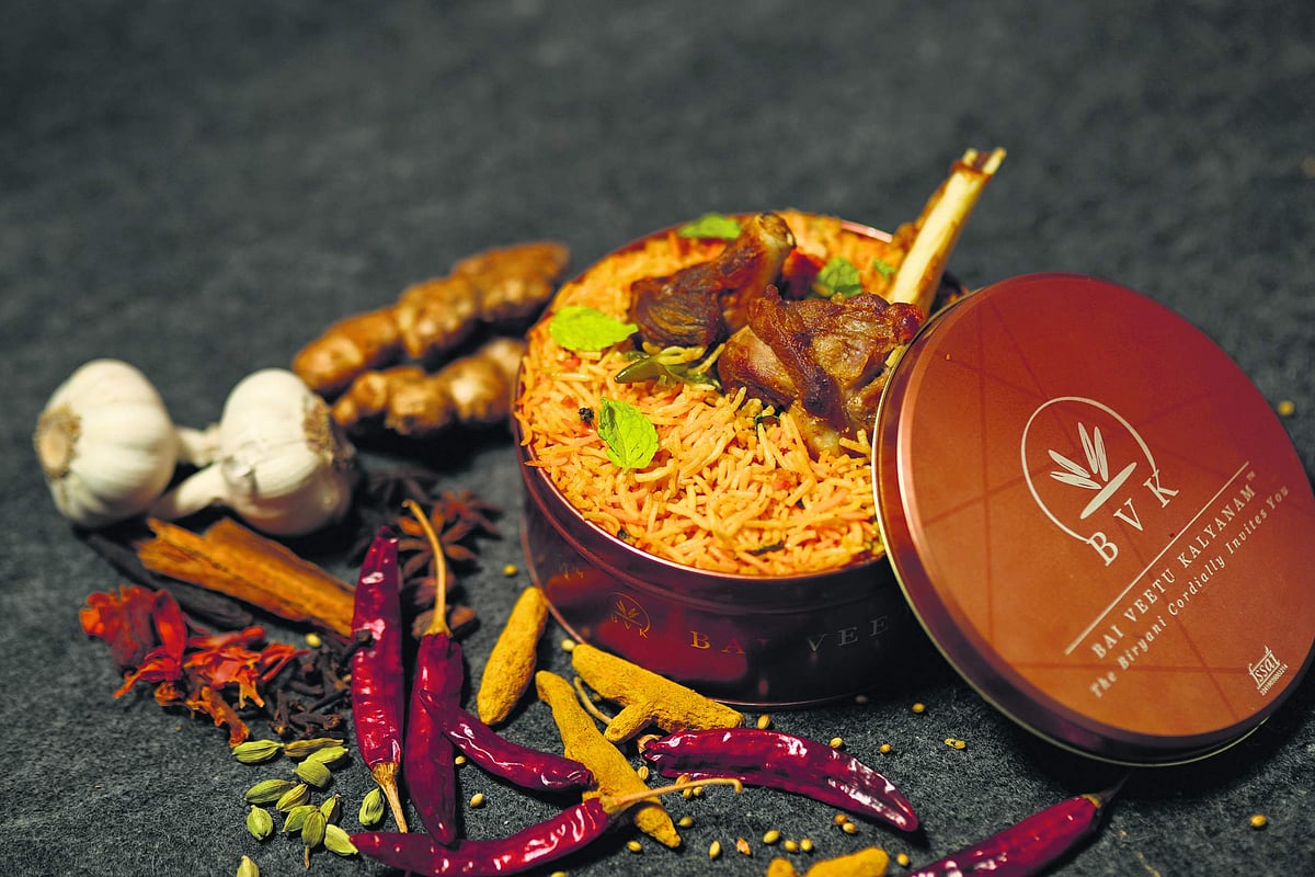 The BVK Biryani in Chennai is about quick delivery and great food