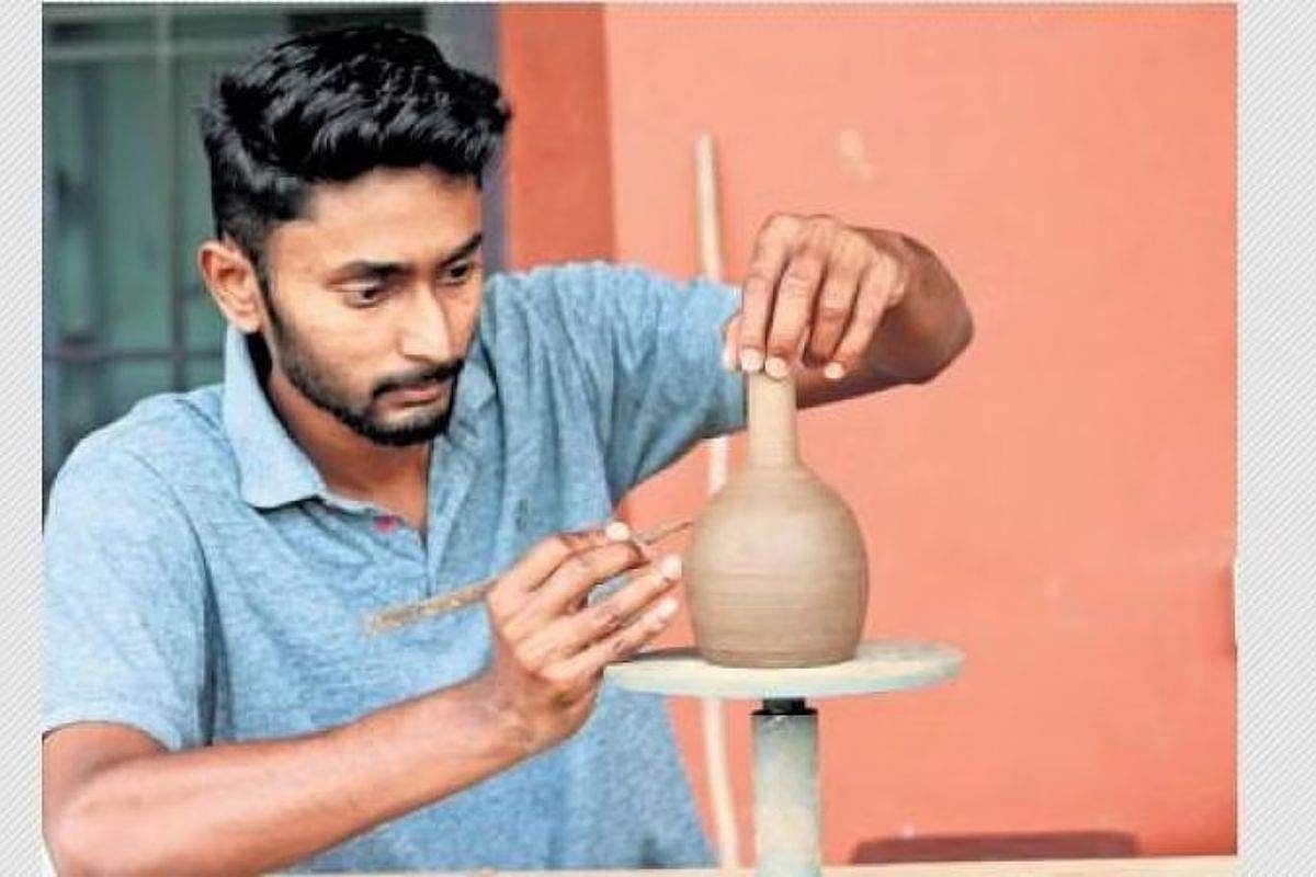 Terra Crafts Studio by father-son duo V K Jayan and Yadhu Krishnan ...