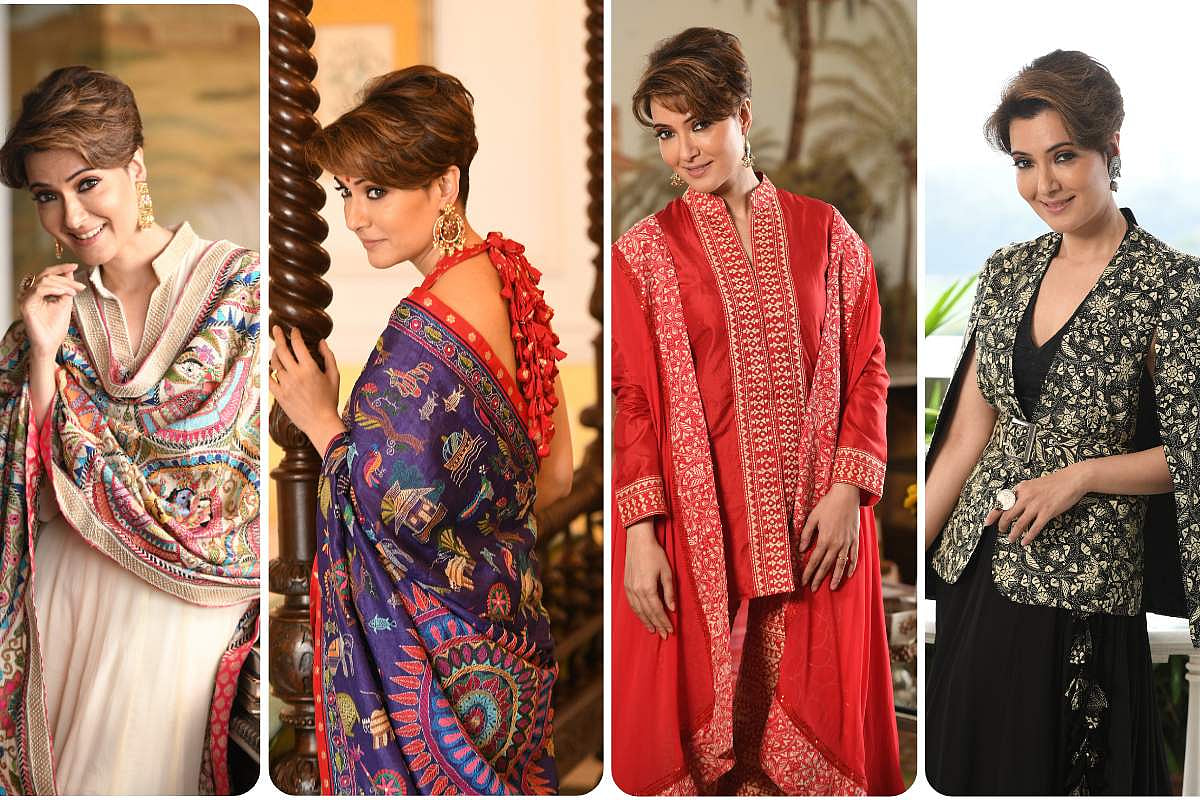 Actress Arpita Chatterjee in four exclusive looks from Malika Dudeja ...