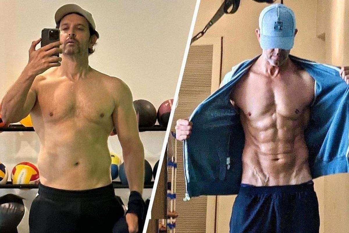 Hrithik Roshan flaunts washboard abs, undergoes impressive body ...
