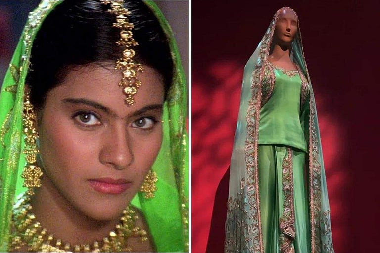 Kajol pays an ode to her iconic green outfit as DDLJ clocks 28 years ...