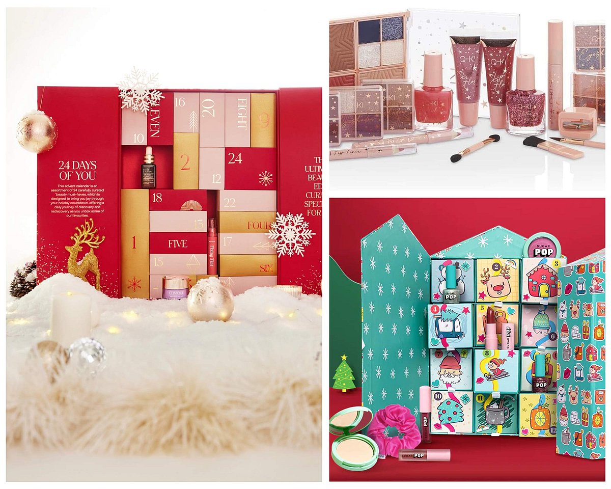 We list seven advent calendars filled with skincare and beauty products ...