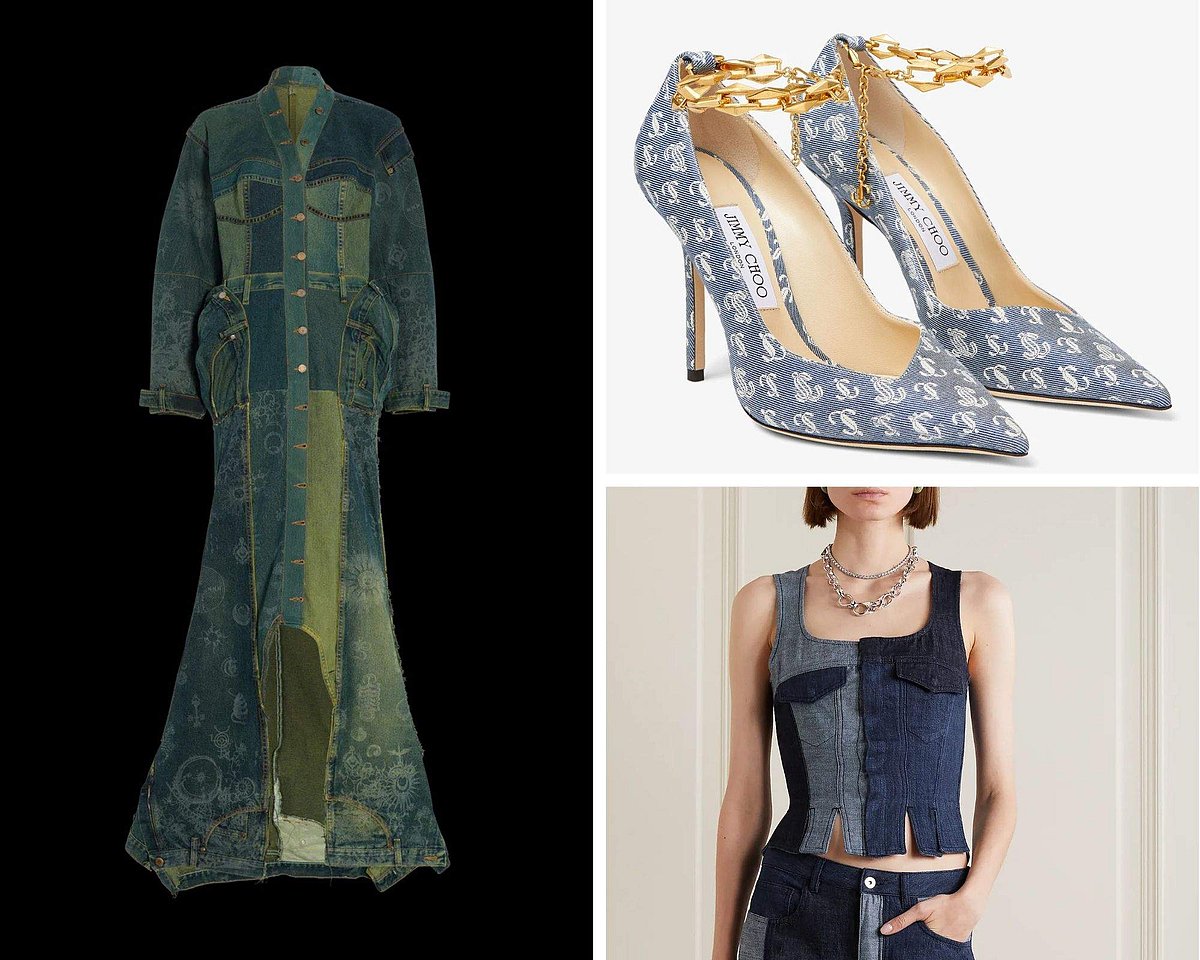 Clothing and accessories crafted from denim are all the rage this season