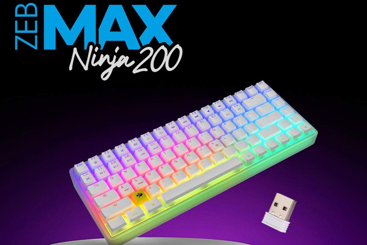 Zebronics launches RGB keyboard, the Zeb Max Ninja 200
