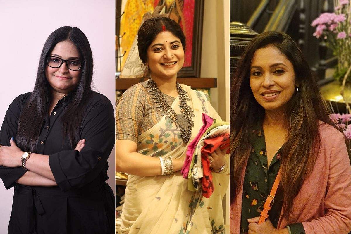 Aditi, Samragnee and Sandipta on Noshtoneer