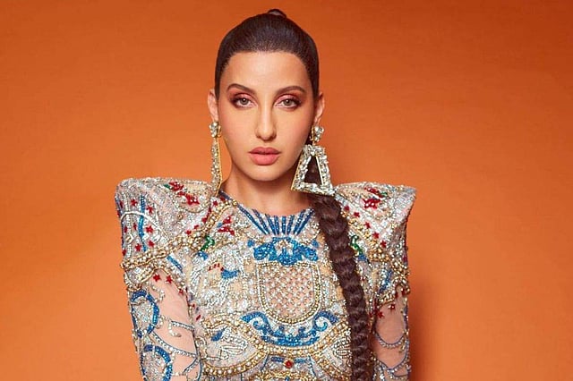 Nora Fatehi pulls off a gorgeous embellished dress with elan