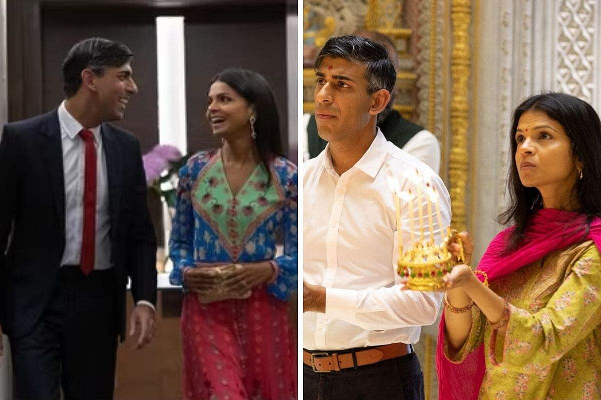 A look at British PM Rishi Sunak's wife Akshata Murthy's style-forward ...