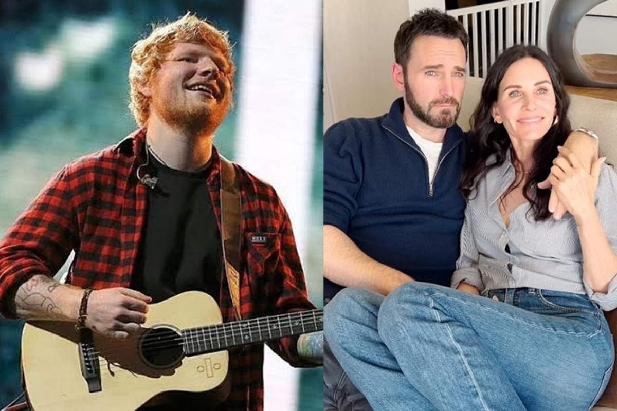 Ed Sheeran wishes Courtney Cox-Johnny McDaid on 10th anniversary with a ...