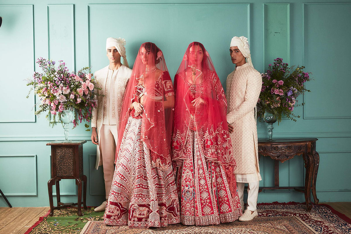 Le Voeux, from the house of Bindani by Jigar and Nikita, takes ...