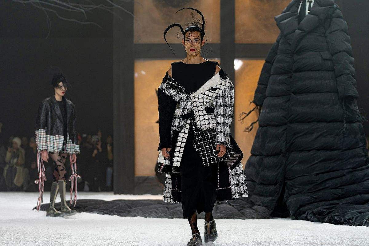 NYFW 2024: Thom Browne presents a black-and-white flourish and a nod to ...