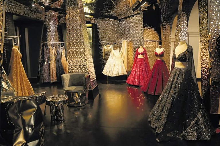 Step into couturier Seema Gujral’s flagship store at The Dhan Mill in Delhi