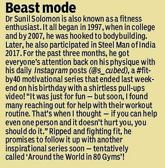 Dr Sunil Suhas Solomon on how his work and ethos are based on his ...