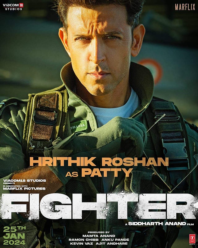 Hrithik Roshan's look as Fighter's Patty unveiled!