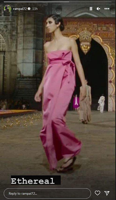 Arjun Rampal is a proud father as daughter Myra Rampal makes runway ...