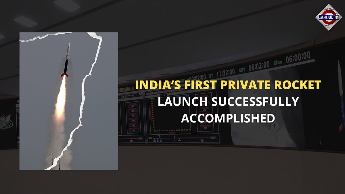 In an historic event, India’s first private rocket launch successfully ...