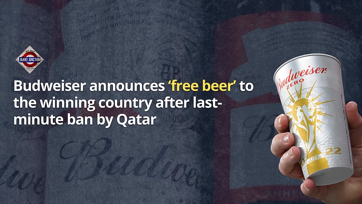 Budweiser announces ‘free beer’ to the winning country after last-minute ban on sales by Qatar
