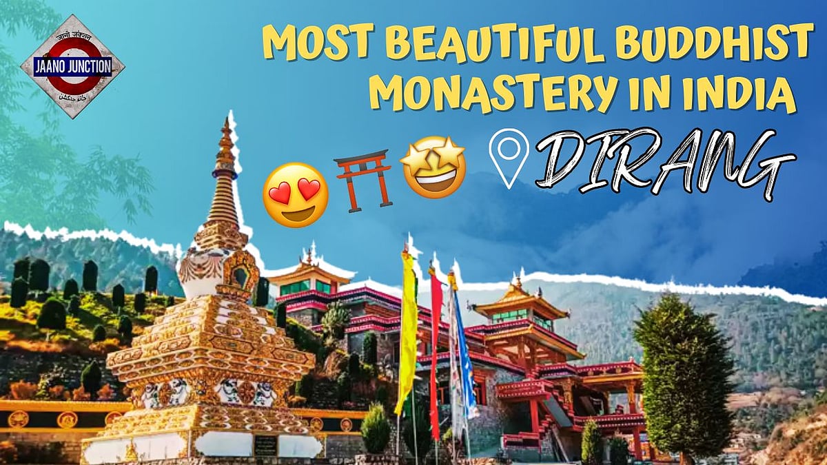 WATCH: This is the MOST BEAUTIFUL MONASTERY in India | Dirang Monastery ...