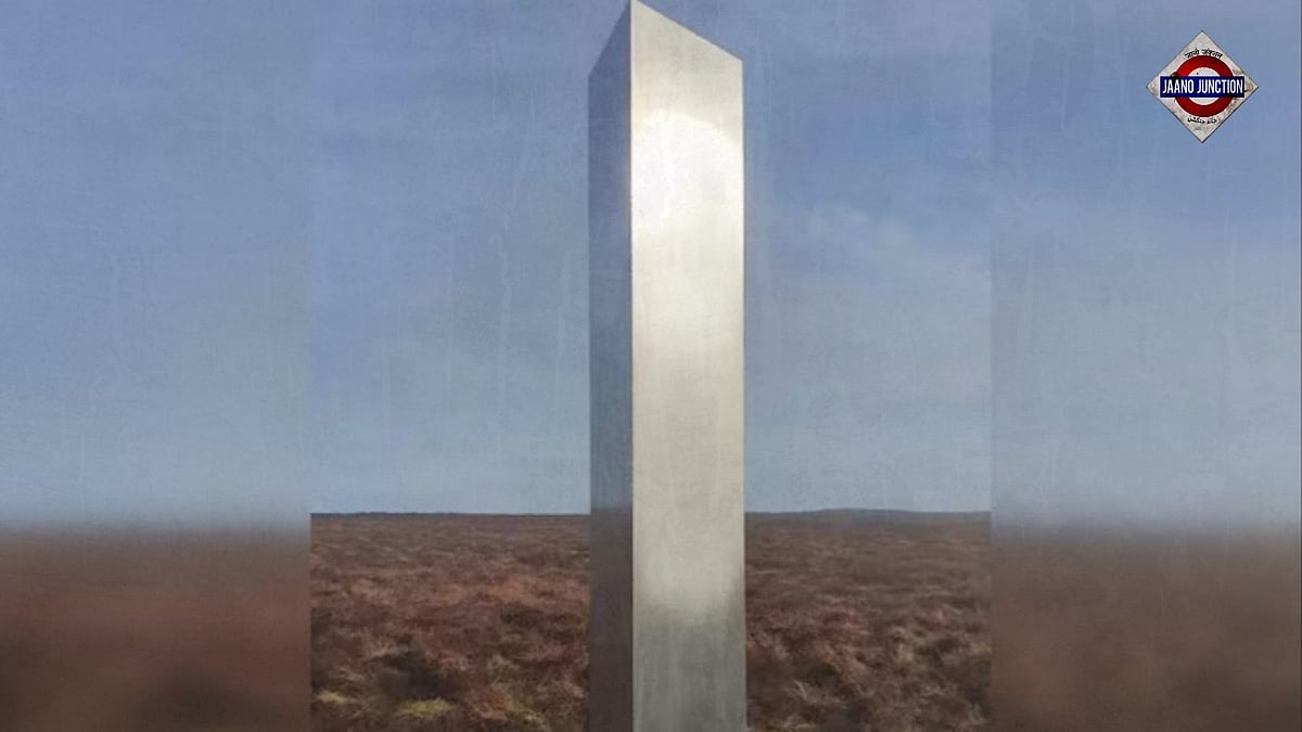 Mysterious monolith ‘steels’ the show in remote UK hill
