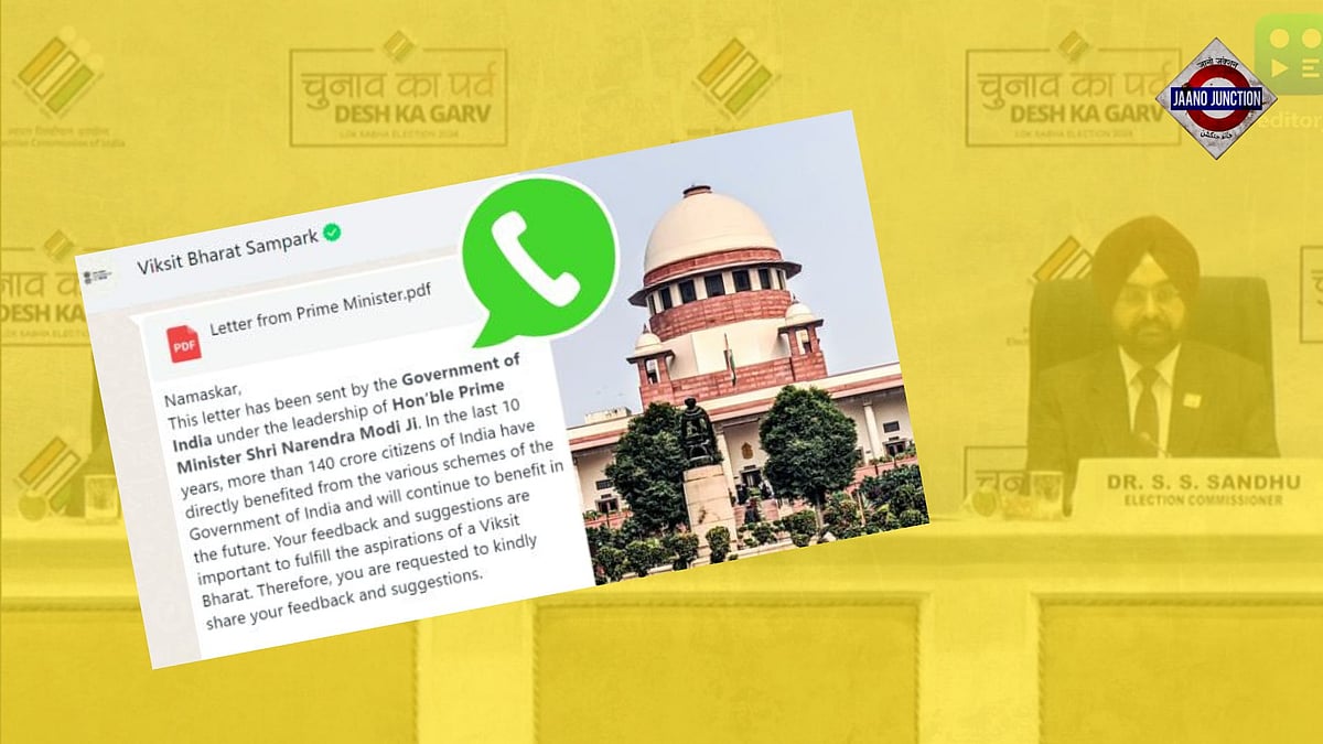 Stop sending 'Viksit Bharat' messages on WhatsApp: Election Commission ...