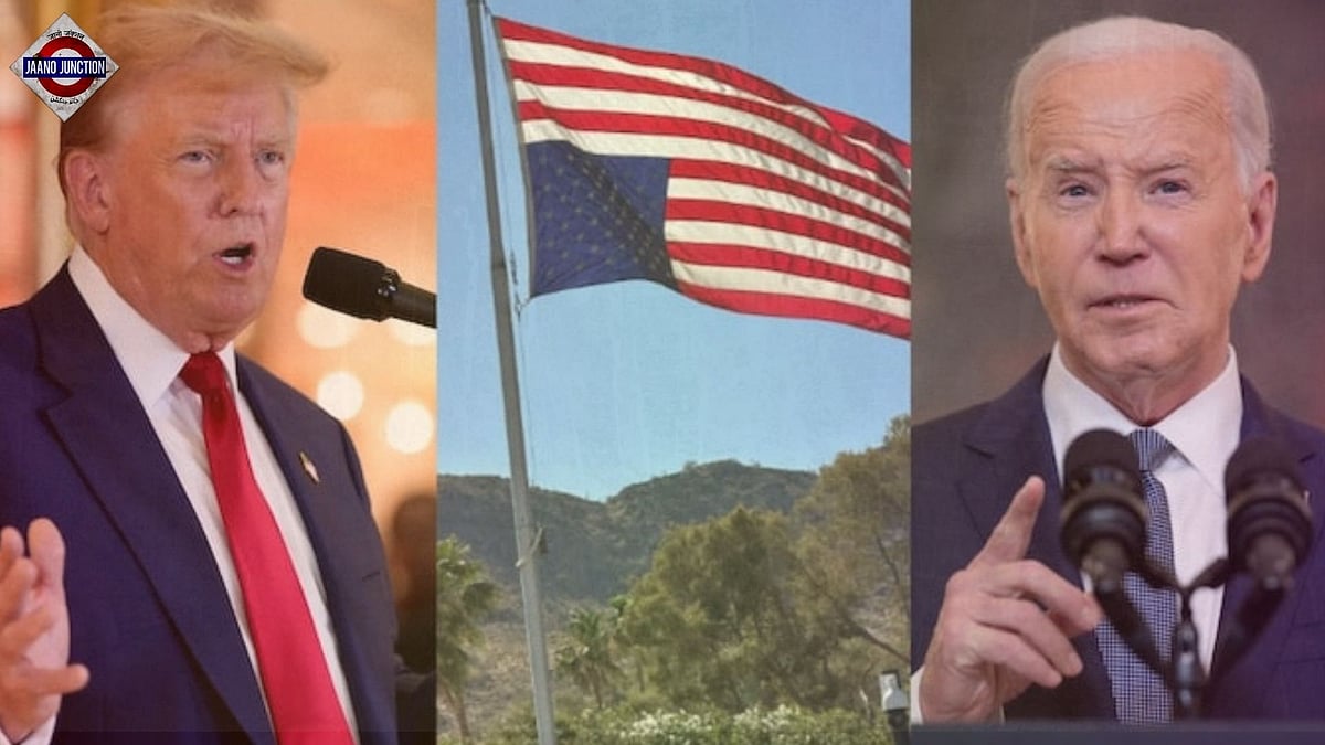 Trump supporters protest conviction with inverted US flag, Biden says ...