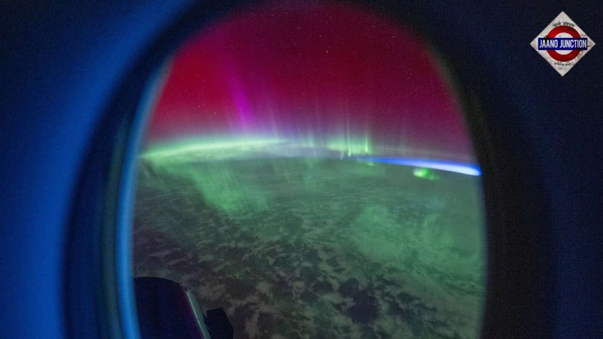 Watch: NASA astronaut shares stunning timelapse of green, red auroras ...