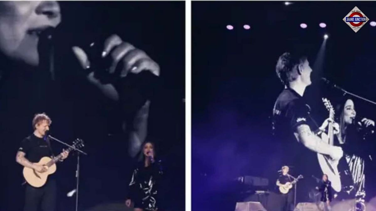 Watch: Ed Sheeran, Shilpa Rao surprised Bengaluru fans with Telugu hit ...