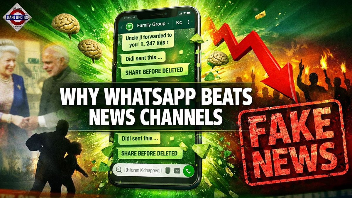 Why Indians Trust WhatsApp Forwards Over News Channels | Fake News ...