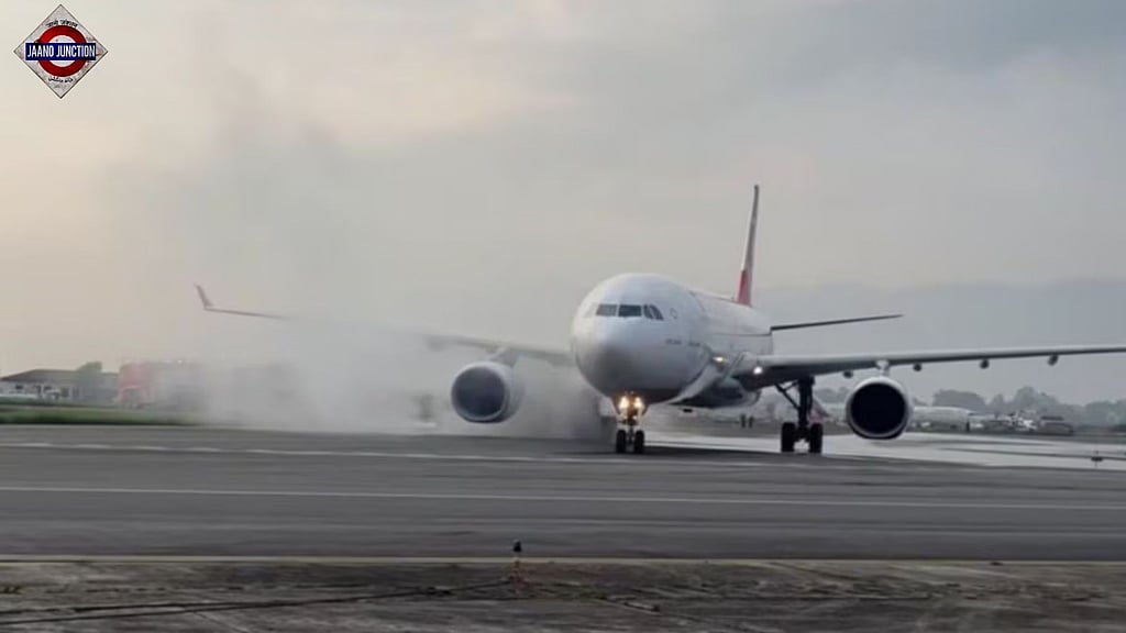 Fire breaks out in Turkish Airlines plane tyre during Kathmandu landing