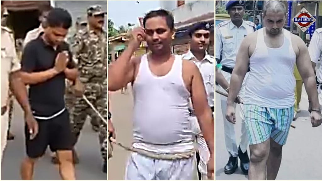 Handcuffed, Roped TMC Leaders Paraded After Arrests; BJP Calls It 'Ram ...