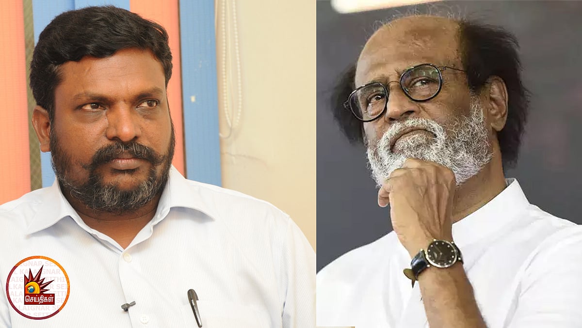 thirumavalavan criticizes rajini's speech on his political entry
