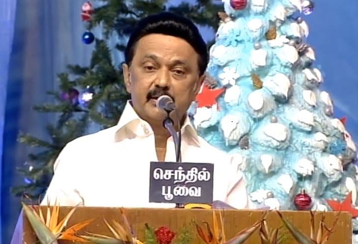 DMK Chief MK Stalin speech at Christmas function