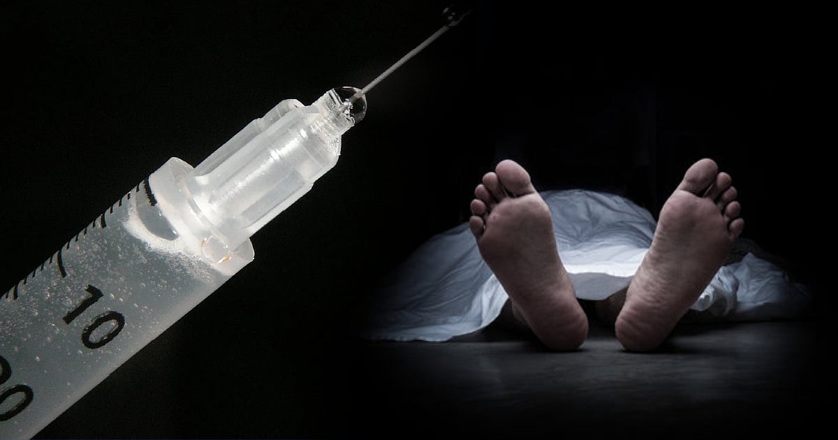 Murder by needle.. Pity what happened to the person who gave him a lift
