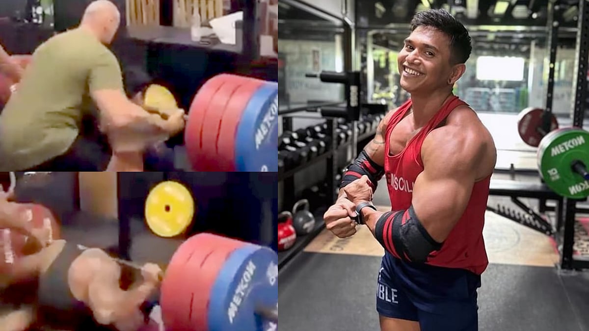 Bodybuilder Justyn Vicky, dies crushed by barbell while trying to squat 210kg in horror accident