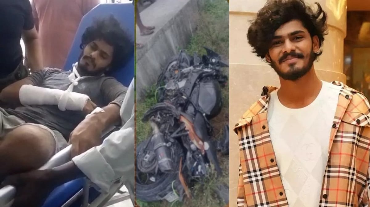 Popular YouTuber TTF Vasan road accident in Kanchipuram
