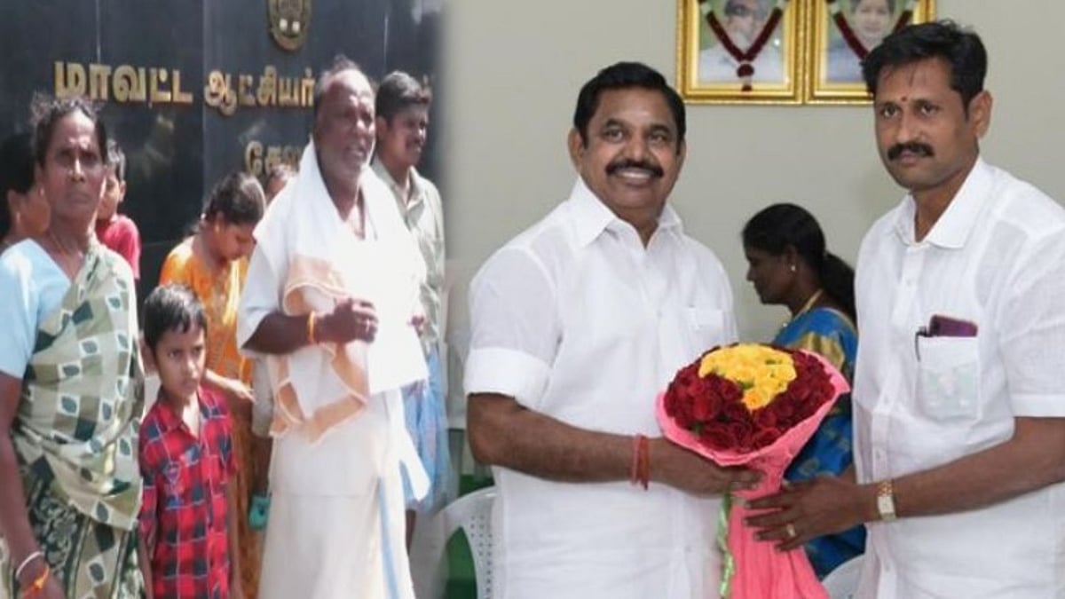 Omalur ADMK MLA Mani threatens farmer in Complaint to Salem Collector