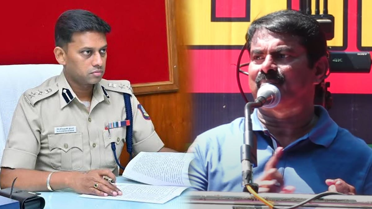SP Varun Kumar sends notice to Seeman for using bad words in public place
