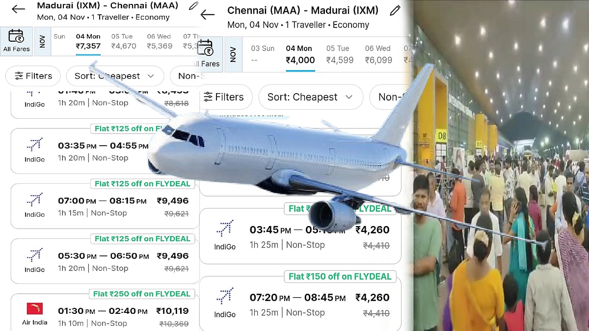Flight ticket cost doubled : People suffer
