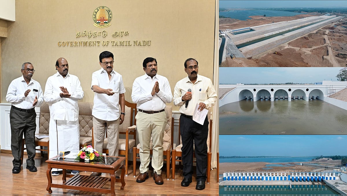 From the construction of a dam in Vellore to the Palaru dam... cm mk ...