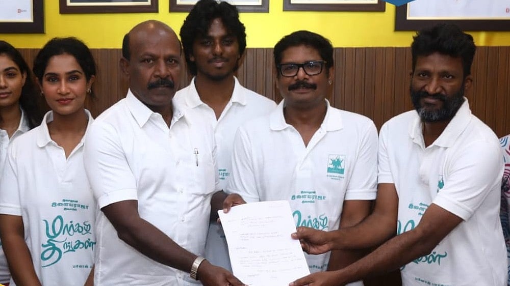 Director Susindran actor manoj bharathi margazhi thingal team donate ...