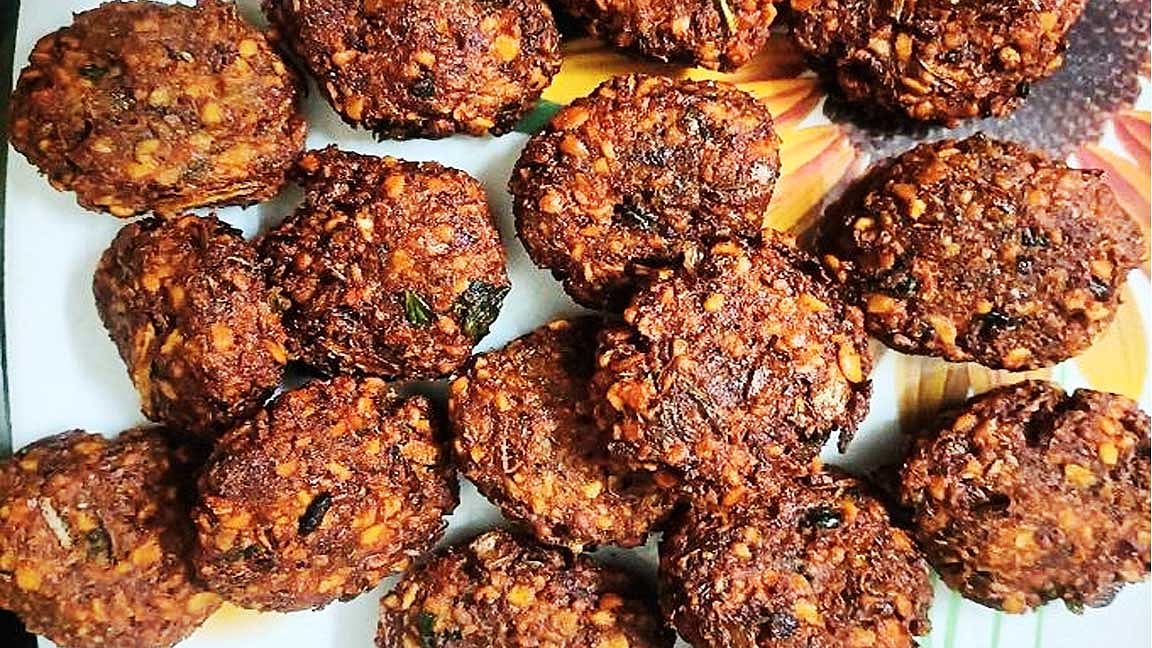 Steamed Nutritious Banana Flower Vada!