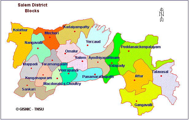 Salem district was the first district to be formed in India on 4 April ...