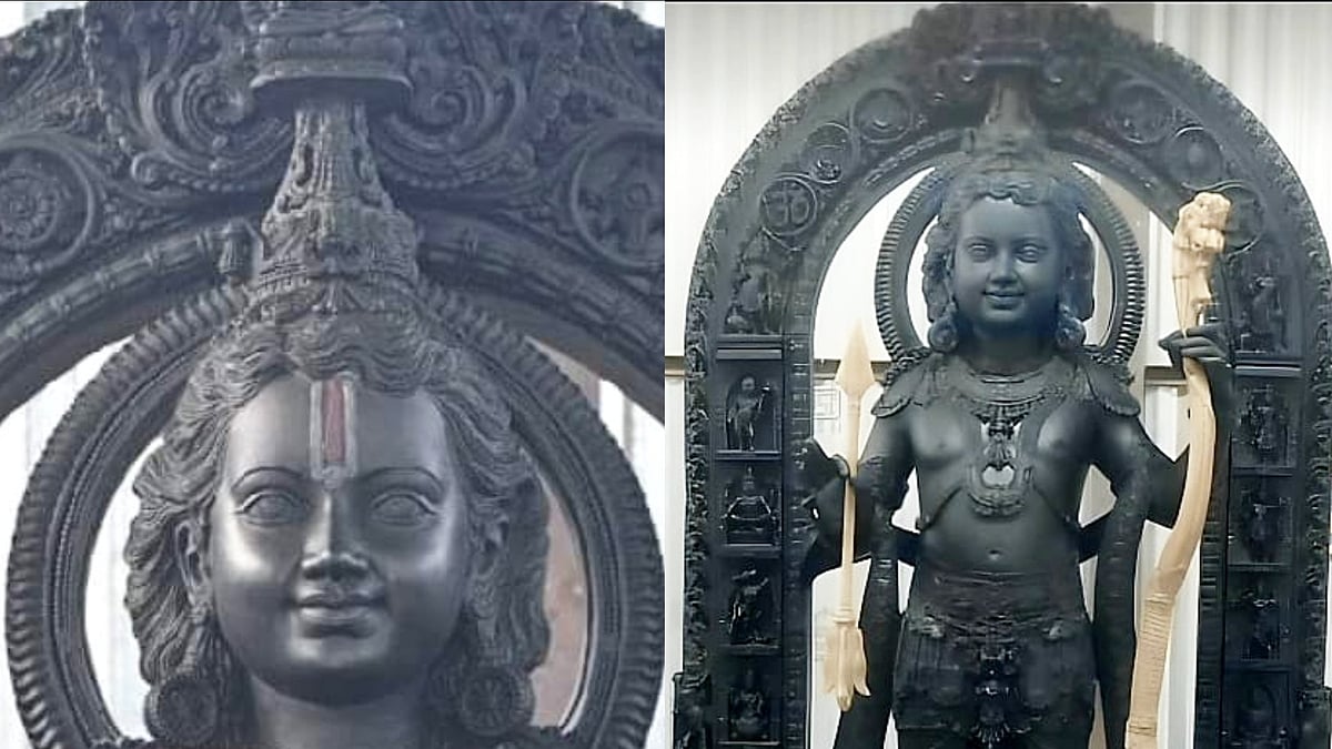 First Look Of Divine Idol Bala Ram Unveiled In Ayodhya