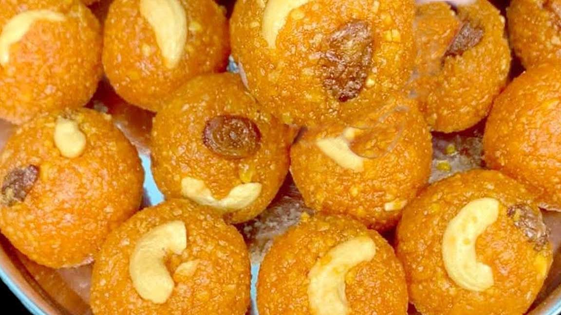 Easy to make Mothisur laddu - tasty mushroom bonda!