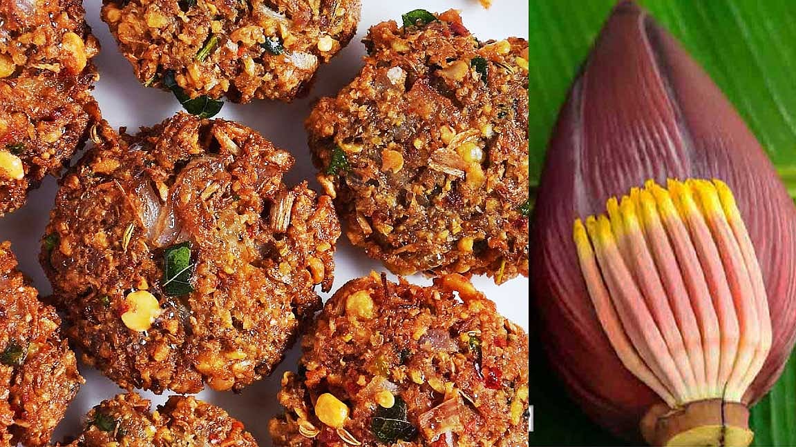 Try this healthy banana flower vada in ten minutes!